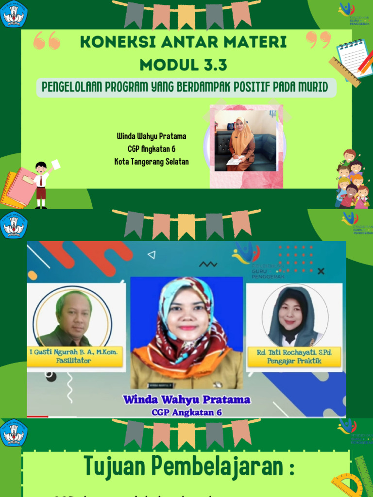 Koneksi Antar Materi Modul 3.3 - Winda Wahyu Pratama | PDF