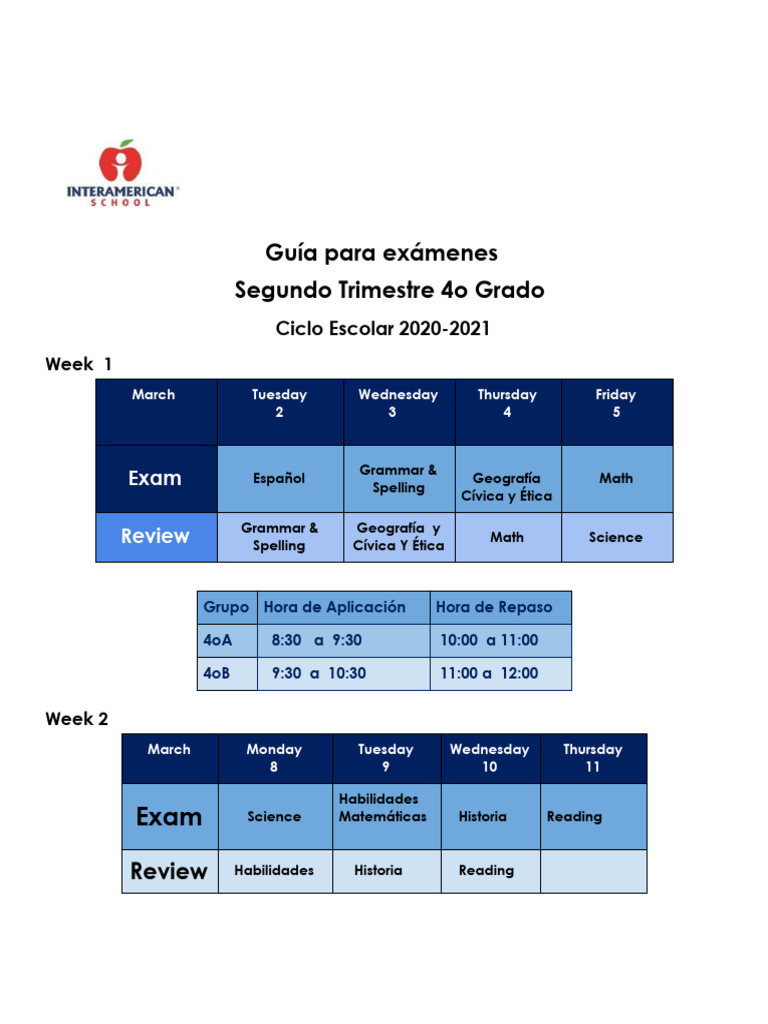 Guia 2do Trimestre 4o Primaria | PDF | Matemáticas