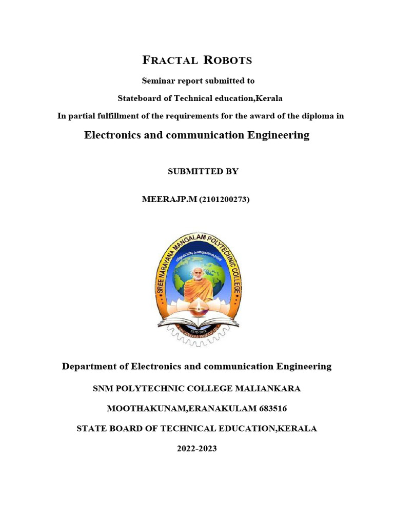 Fractal Robots | PDF | Robot | Robotics