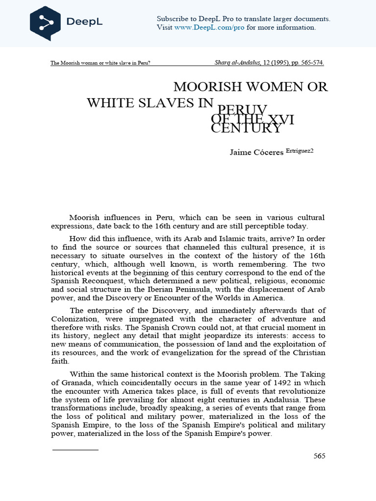 Jaime Caceres Enriquez en | PDF | Peru | Spanish Colonization Of The Americas