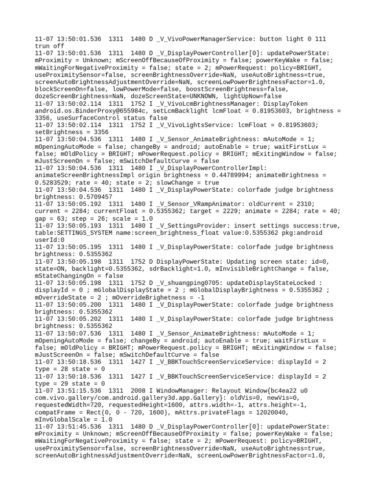 Log | Download Free PDF | Android (Operating System) | Smartphone