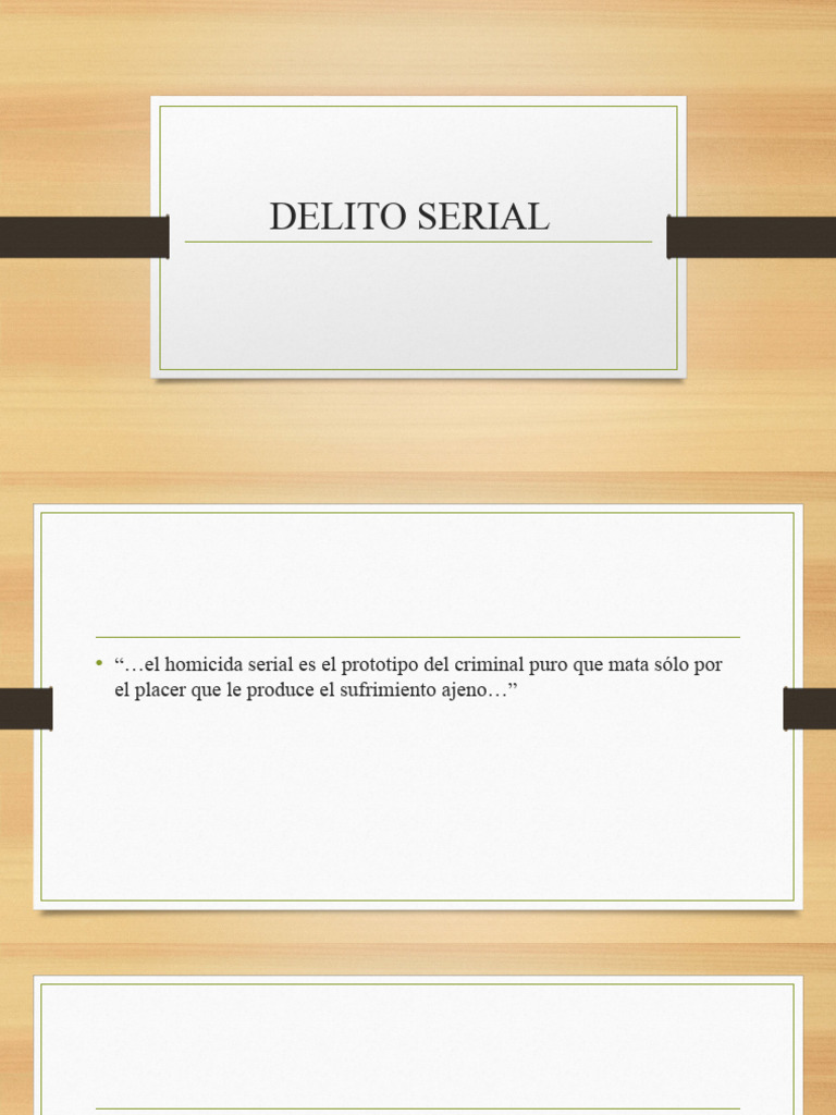 Perfil y Motivaciones de Asesinos Seriales | PDF | Asesino en serie | Violencia