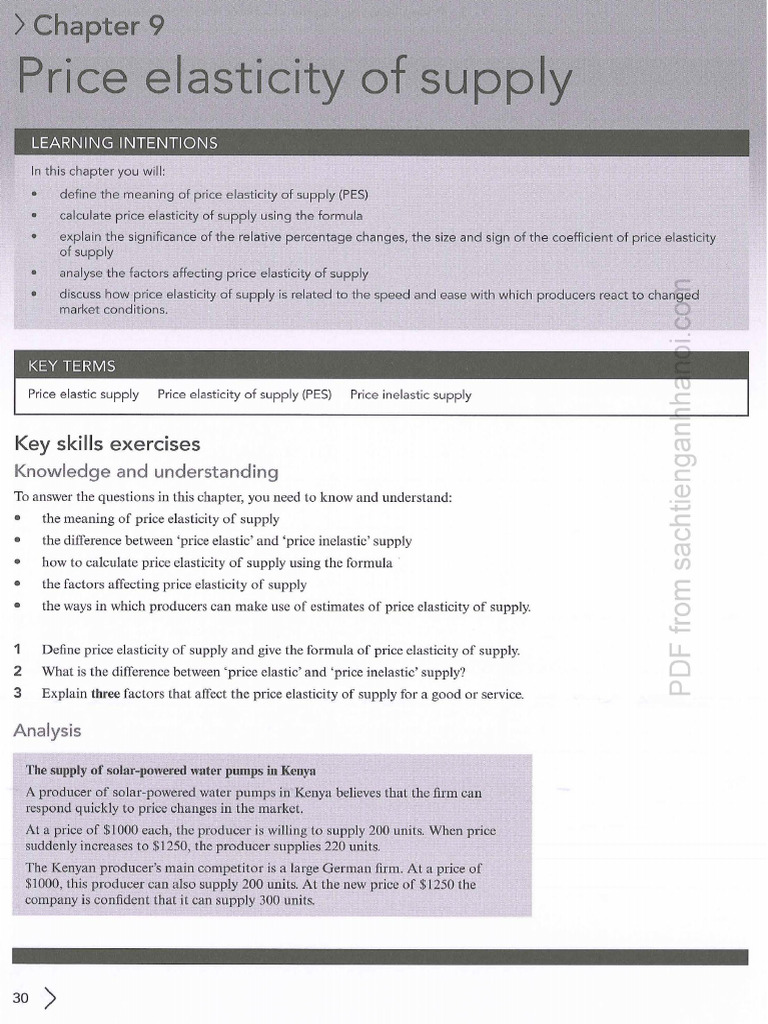 AS Economics Workbook Chapter 9 Exercises | PDF