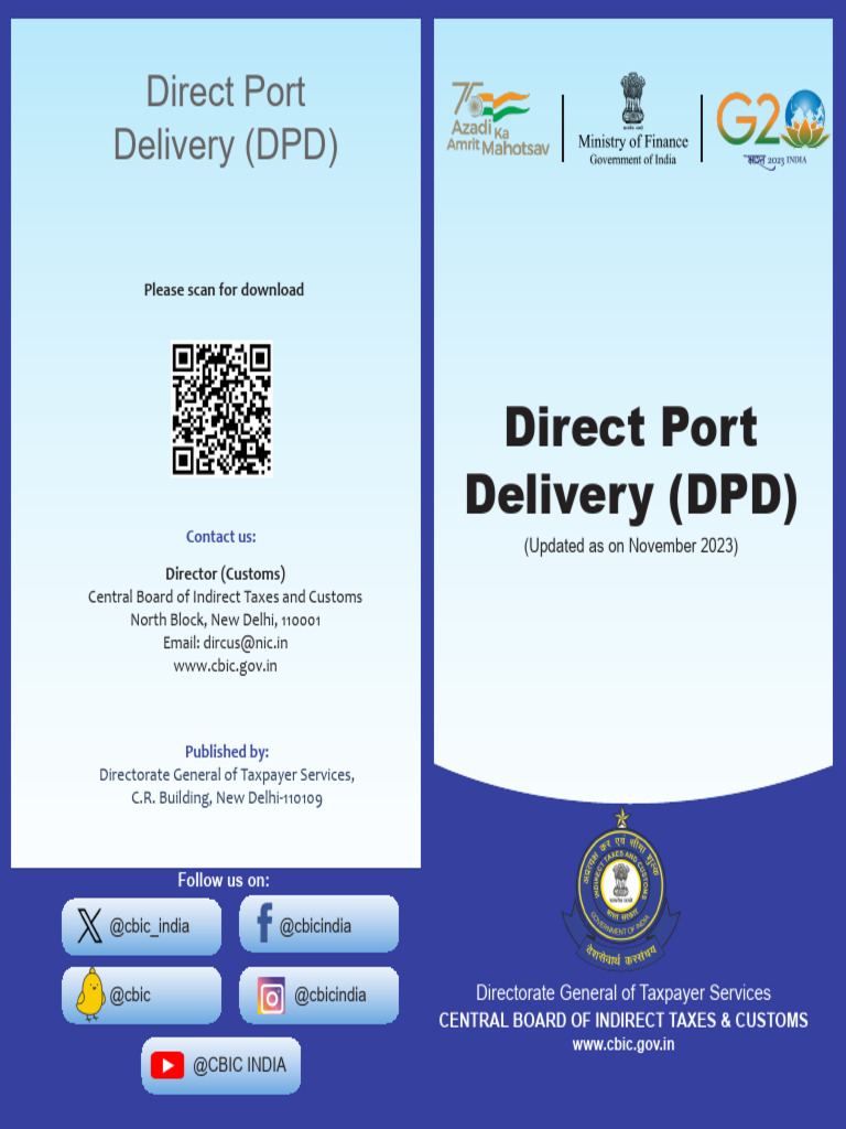 Direct Port Delivery Benefits in India | PDF | Cargo | Port