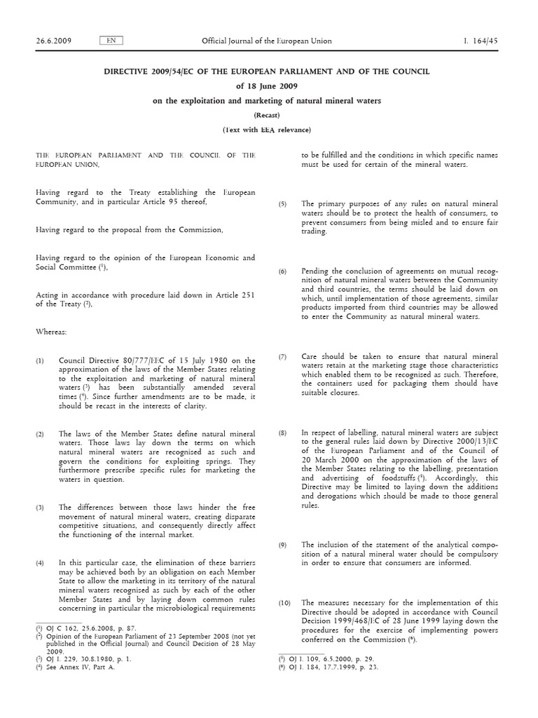 Exploitation and Marketing NMW | PDF | Magnesium | Water