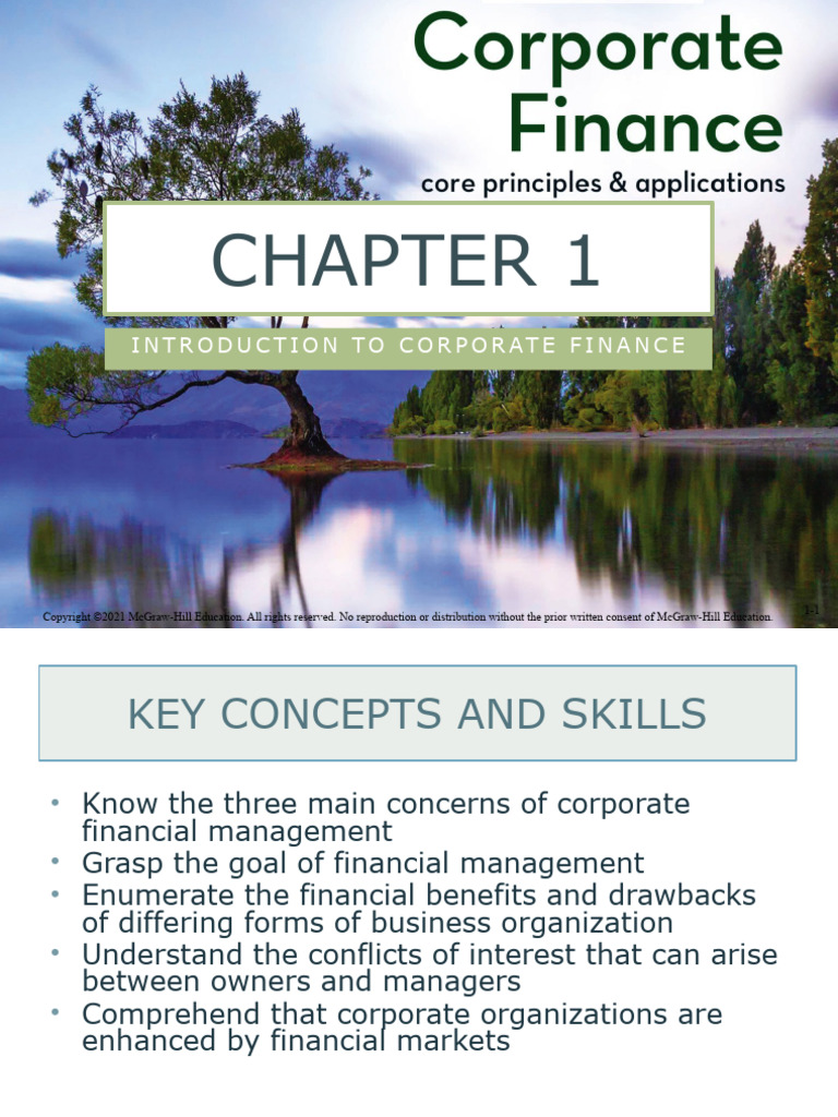 Introduction To Corporate Finance - PPT | PDF | Partnership | Investing