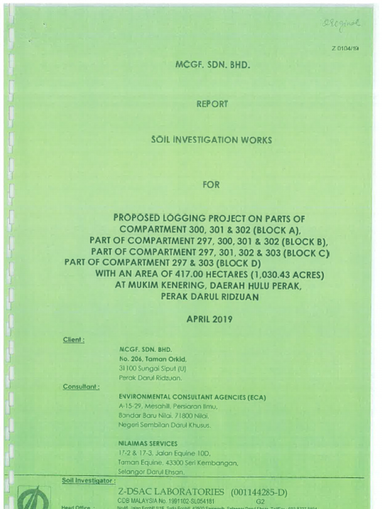 SI Report Perak | PDF