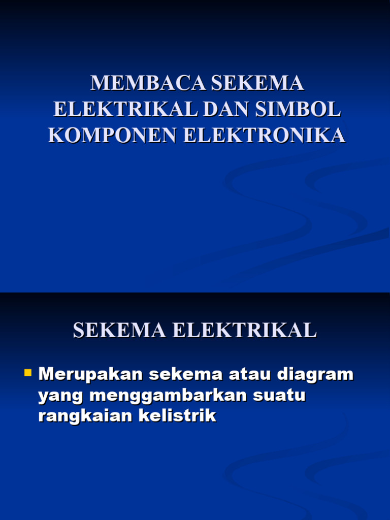 Membaca Sekema Elektrikal Dan Mekanikal | PDF