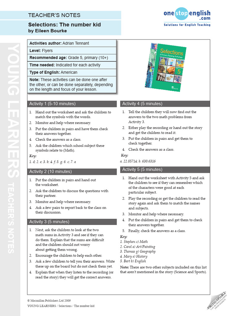 The Number Kid | PDF