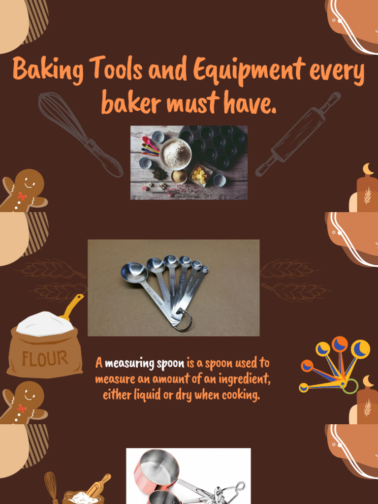 Baking Tools and Equipments | PDF | Baking | Cupcake
