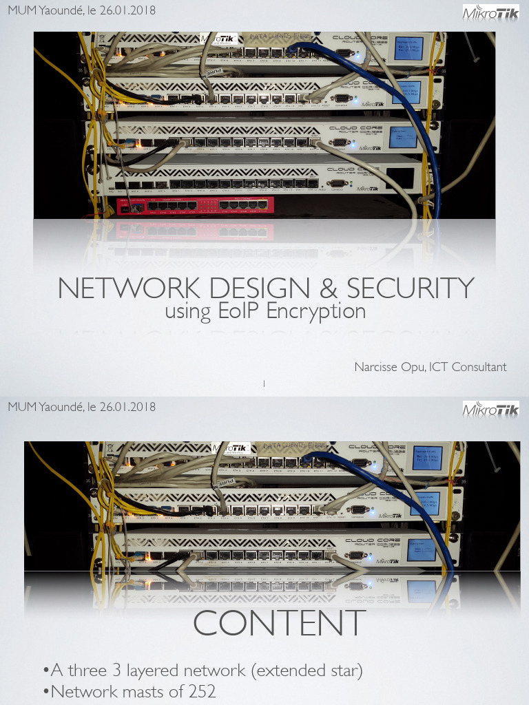 Mikrotik Network Design and Security | PDF | Computer Network | Virtual Private Network