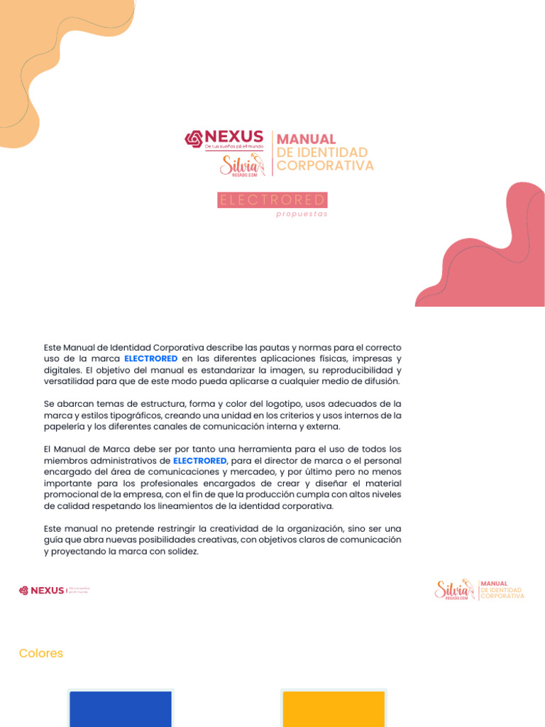 Presentacion de Marca, Electro Red | PDF | Tipografía | Marca