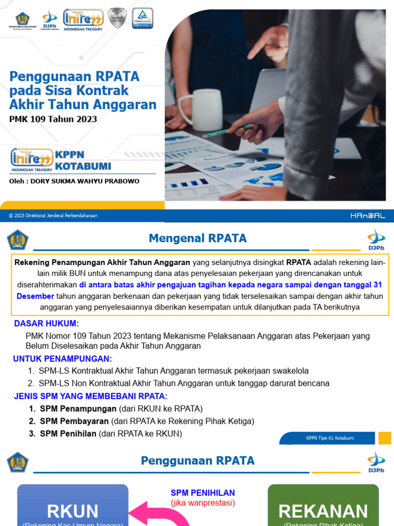 Mekanisme RPATA Akhir Tahun Anggaran | PDF | Pengelolaan Keuangan & Uang