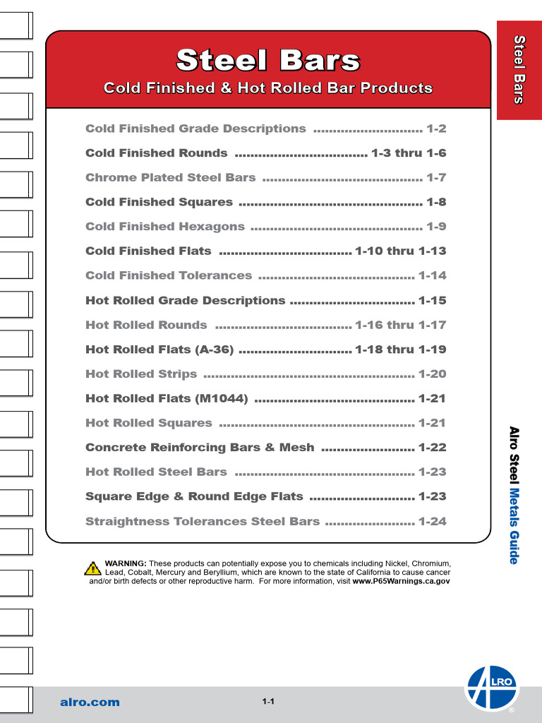 001 Steel Bars | PDF | Rolling (Metalworking) | Steel