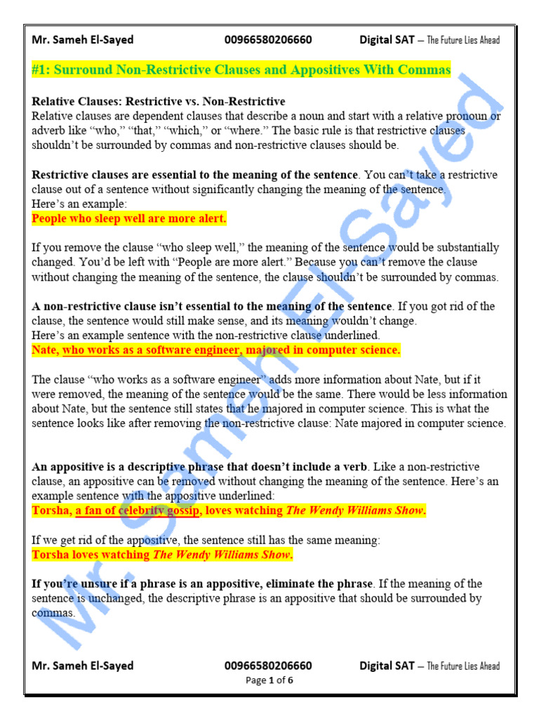 Punctuation Summary | PDF | Comma | Language Mechanics
