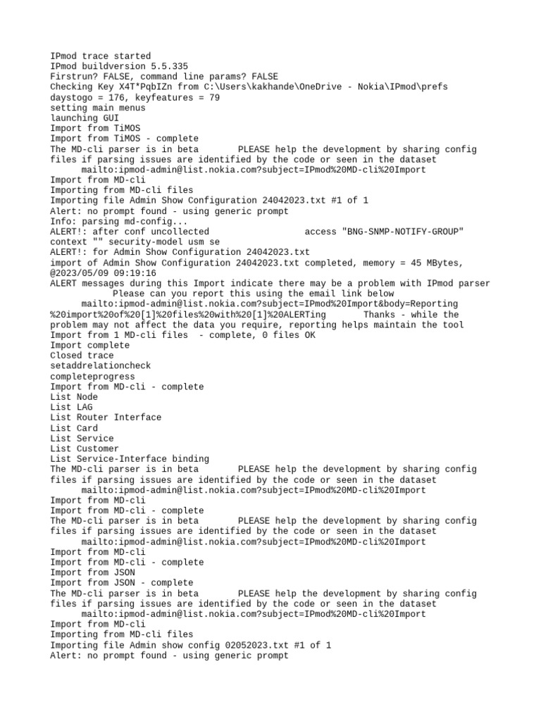 Ipmod Trace | PDF | Parsing | Computer Architecture