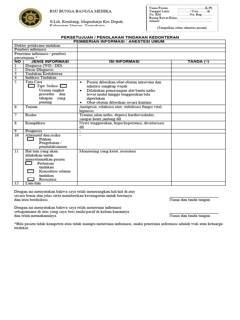PAB 3 EP 1 Form Persetujuan | PDF