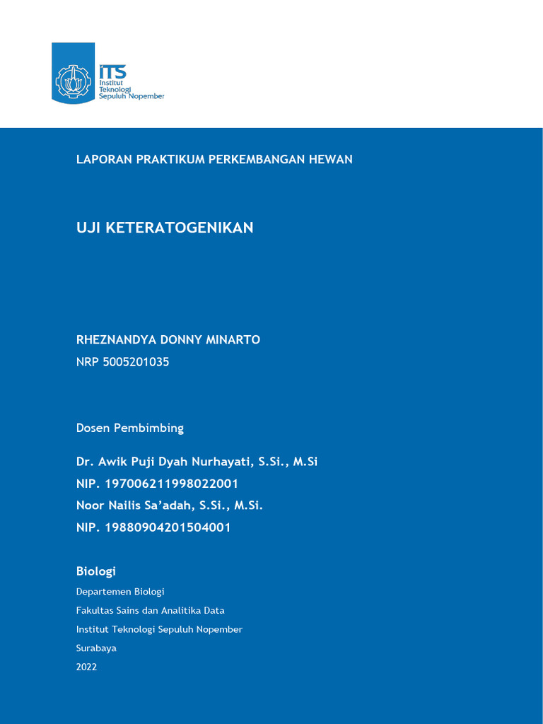 TA Teratogen - 035 - 5 - Rheznandya Donny Minarto | PDF