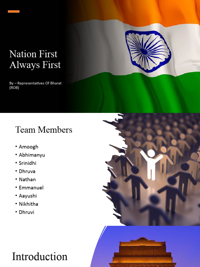 Nation First: India's Journey and Progress | PDF | British Raj ...