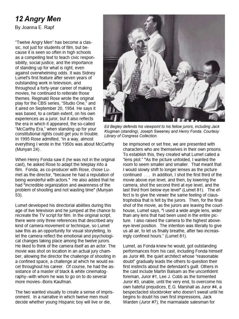 12 Angry Men | PDF