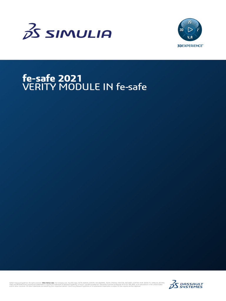 Fe Safe Verity | PDF | Fatigue (Material) | Finite Element Method