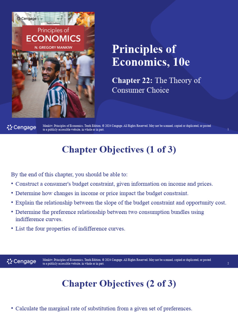 Mankiw PrinciplesOfEconomics 10e PPT CH22 | PDF | Demand | Demand Curve