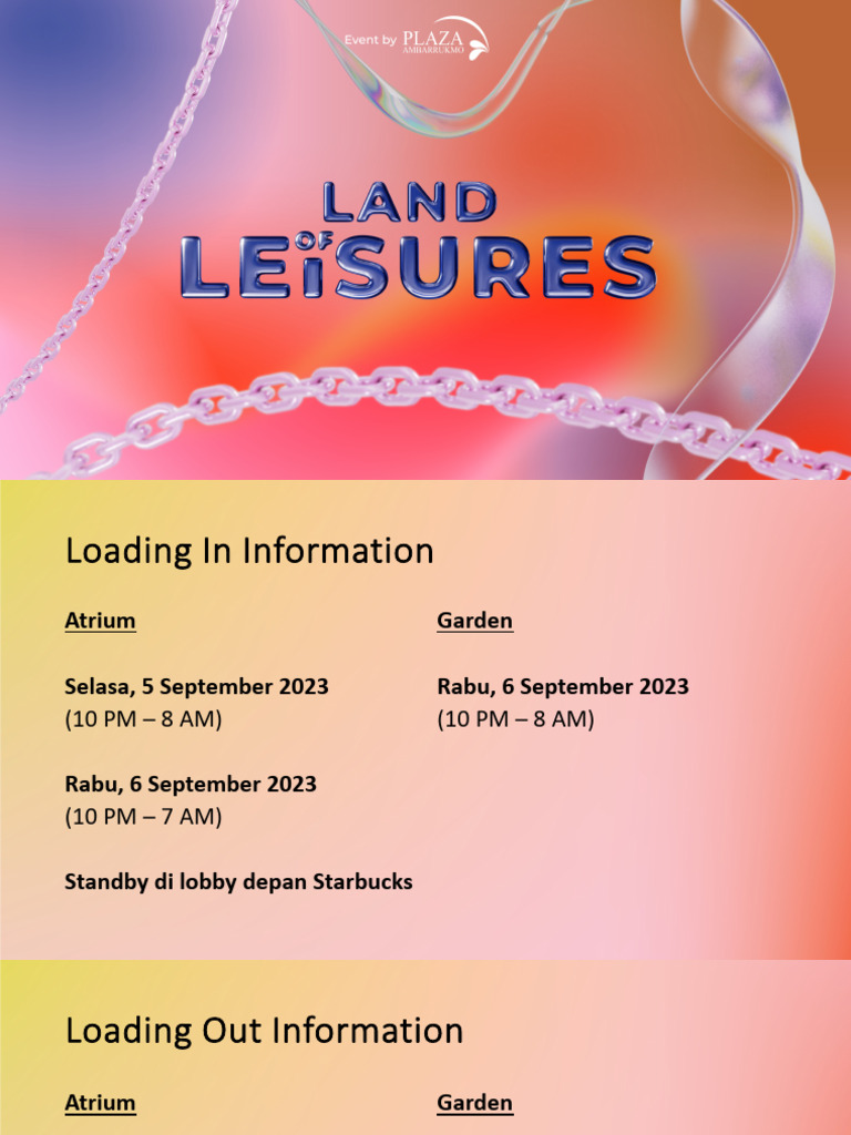 LOL 2023 - Technical Meeting Materials | PDF