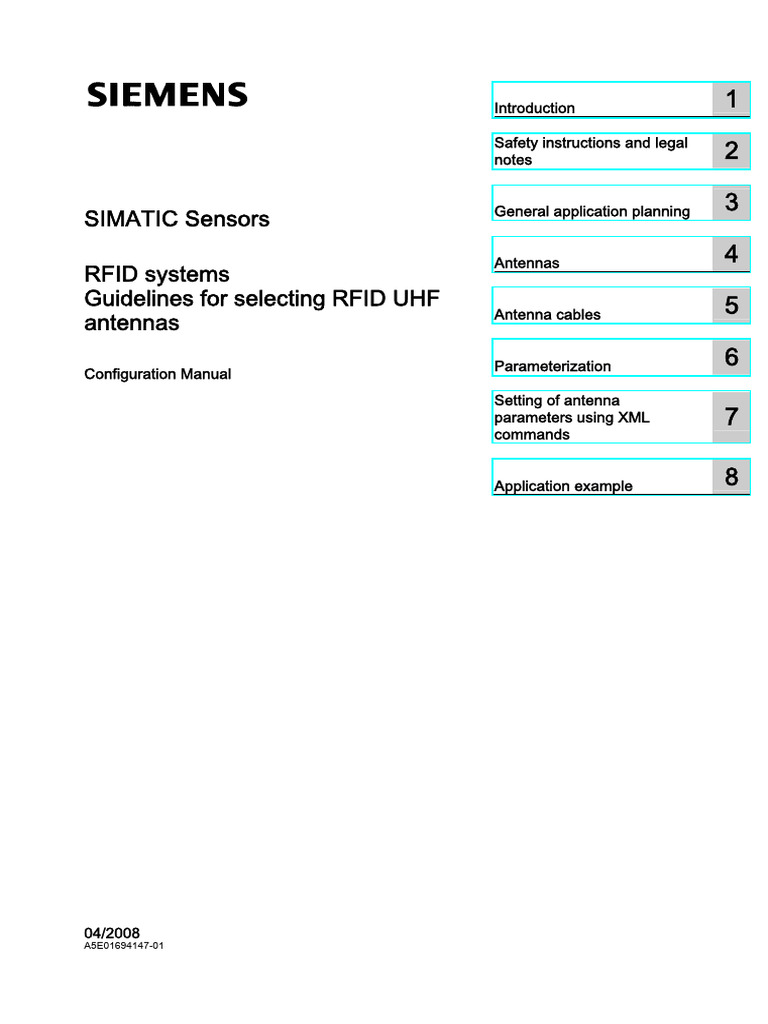 Antenna Cheat Sheet Siemens | PDF | Antenna (Radio) | Radio Technology