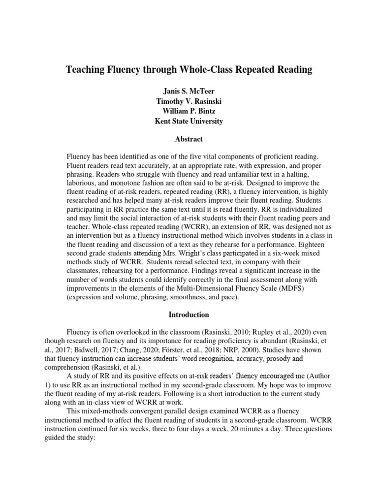 Teaching+Fluency+Through+Whole-Class+Repeated+Reading+JTAR+11 8 21 3 ...