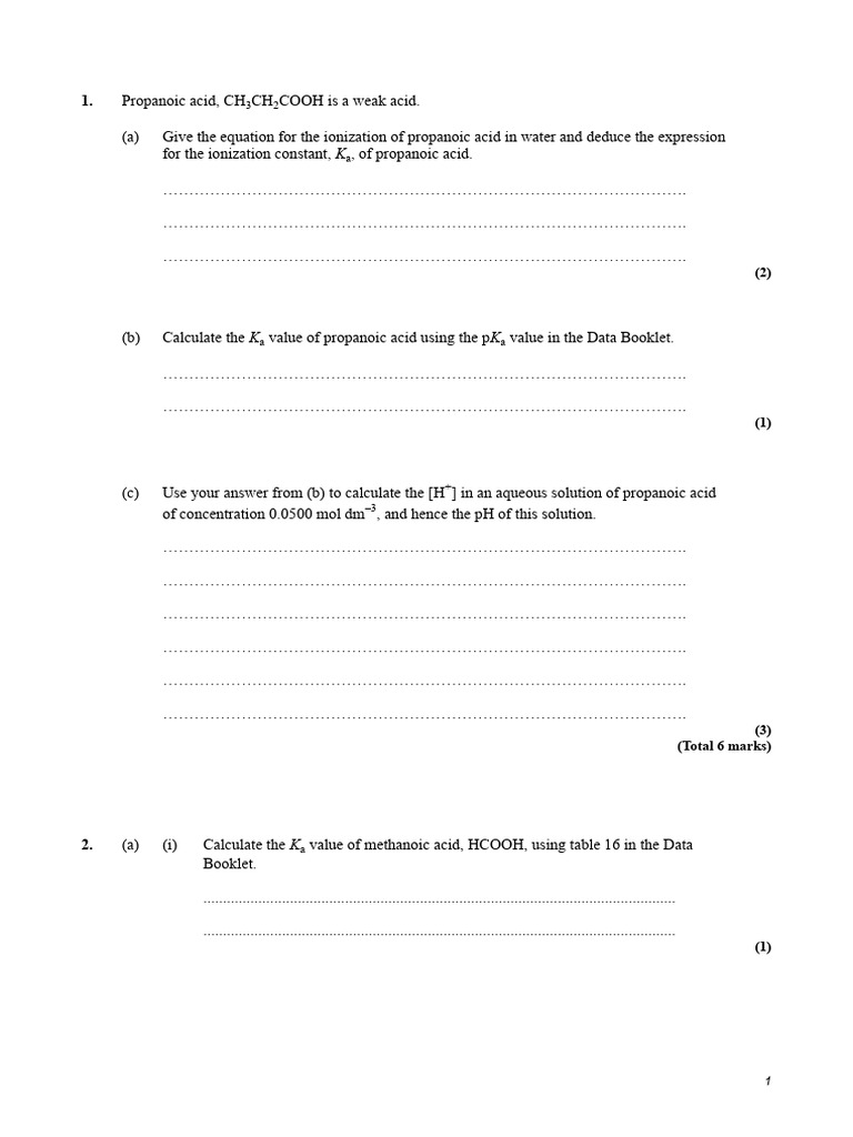 Acids and Bases Worksheet | PDF | Ph | Acid