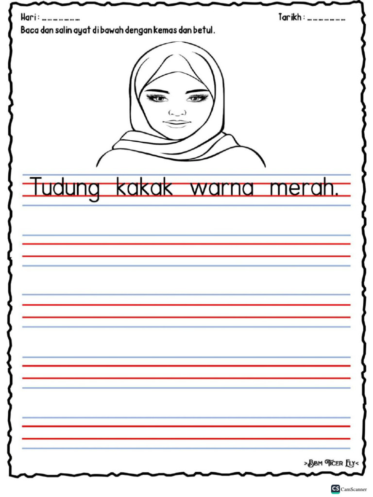 Tulisan Cantik (Ayat Mudah) | PDF