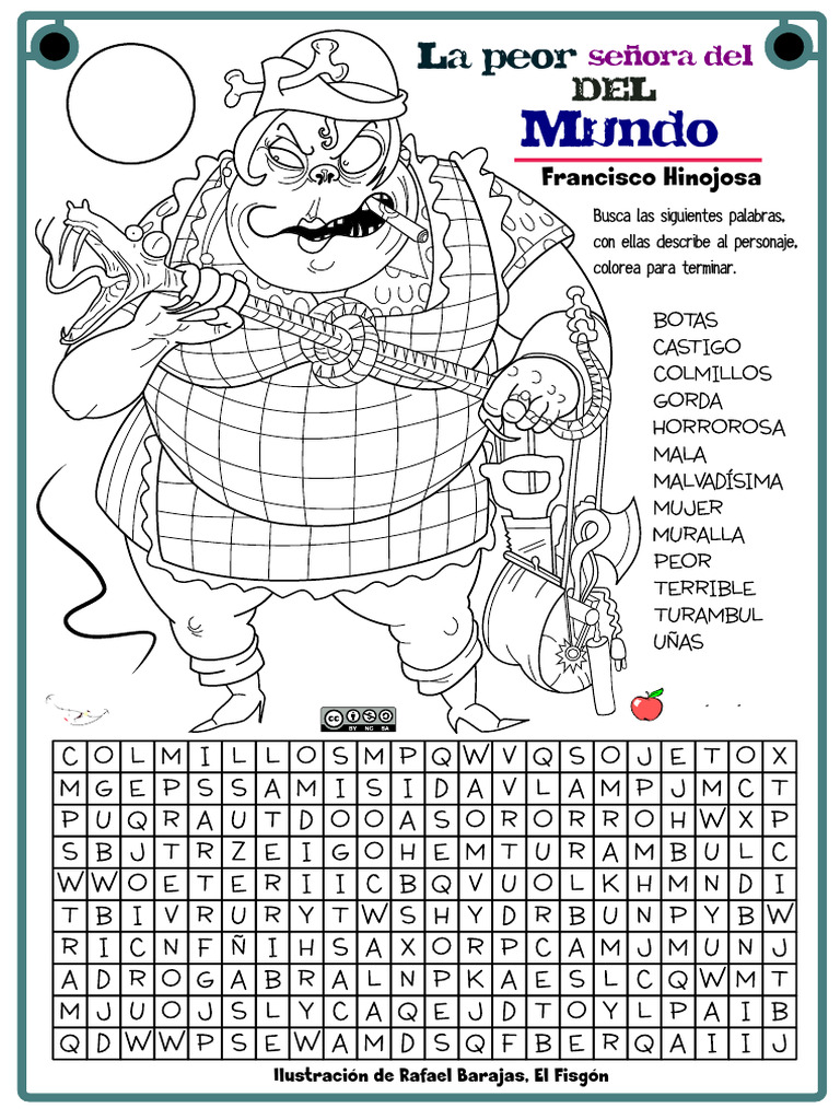 Sopa-de-letras-la-peor-señora-del-mundo | PDF