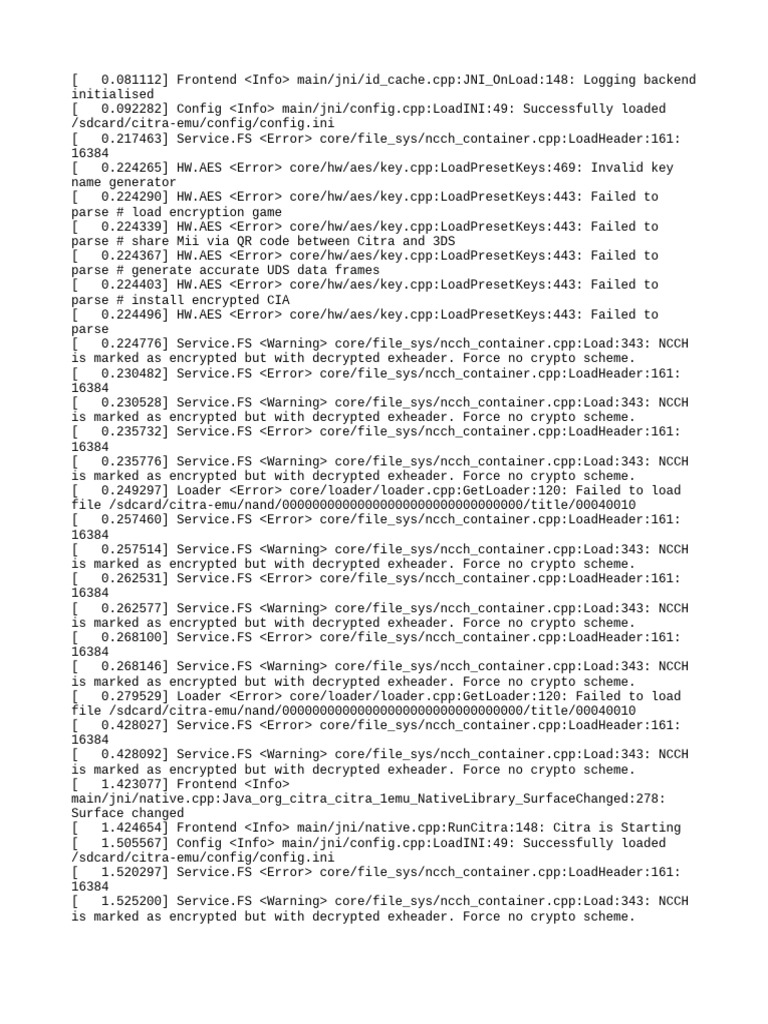 Citra Log | PDF | Encryption | Information Technology