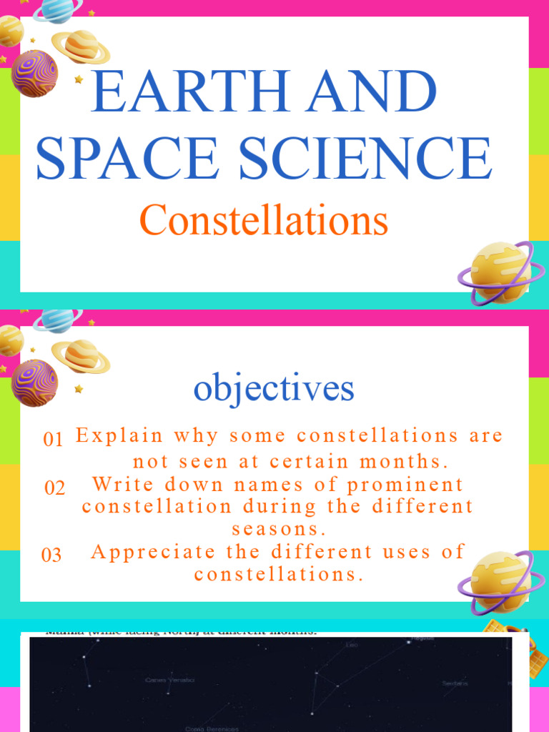 Earth and Space Science: Constellations | PDF | Planets | Neptune