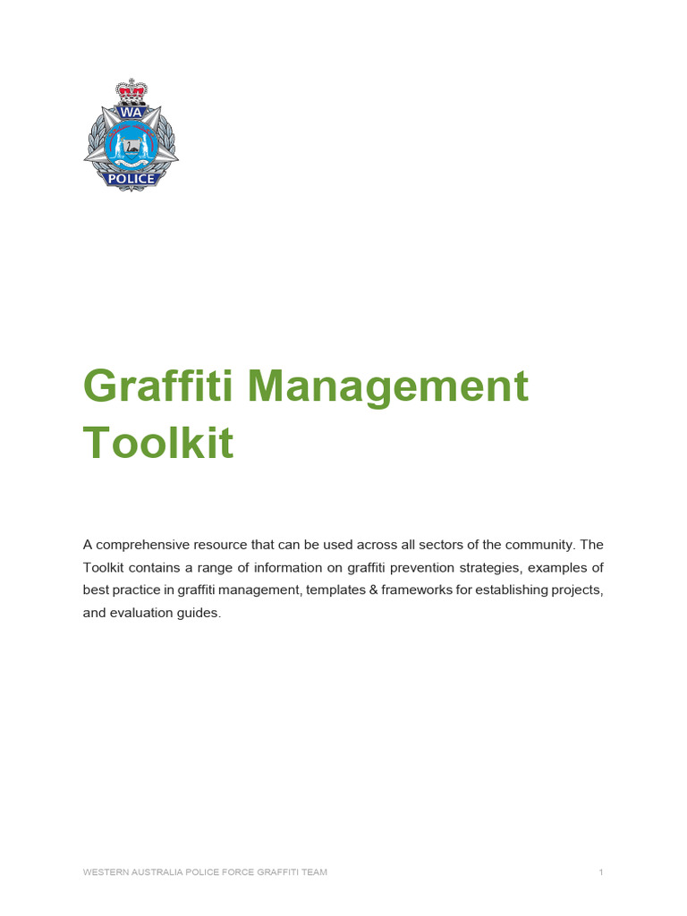 Graffiti Management Toolkit Guide | PDF | Graffiti | Audit