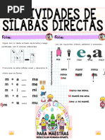 ¡Silabas Con M P S T! | PDF