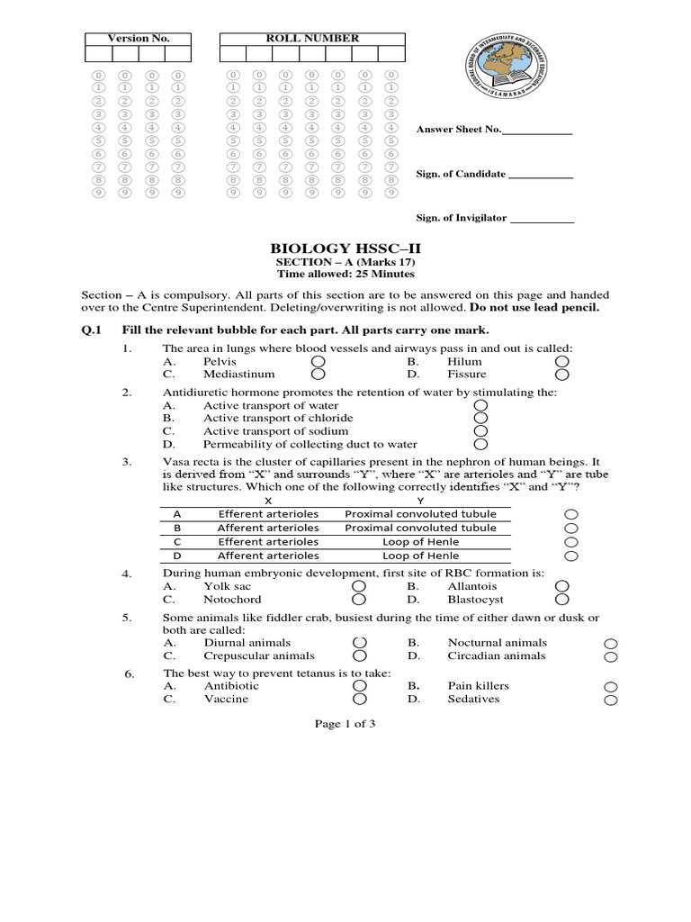 Bio HSSC II With Slo and Tos | PDF | Molecular Cloning | Dna