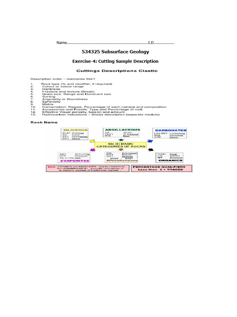 Exercise-4 Cutting Sample Description | PDF