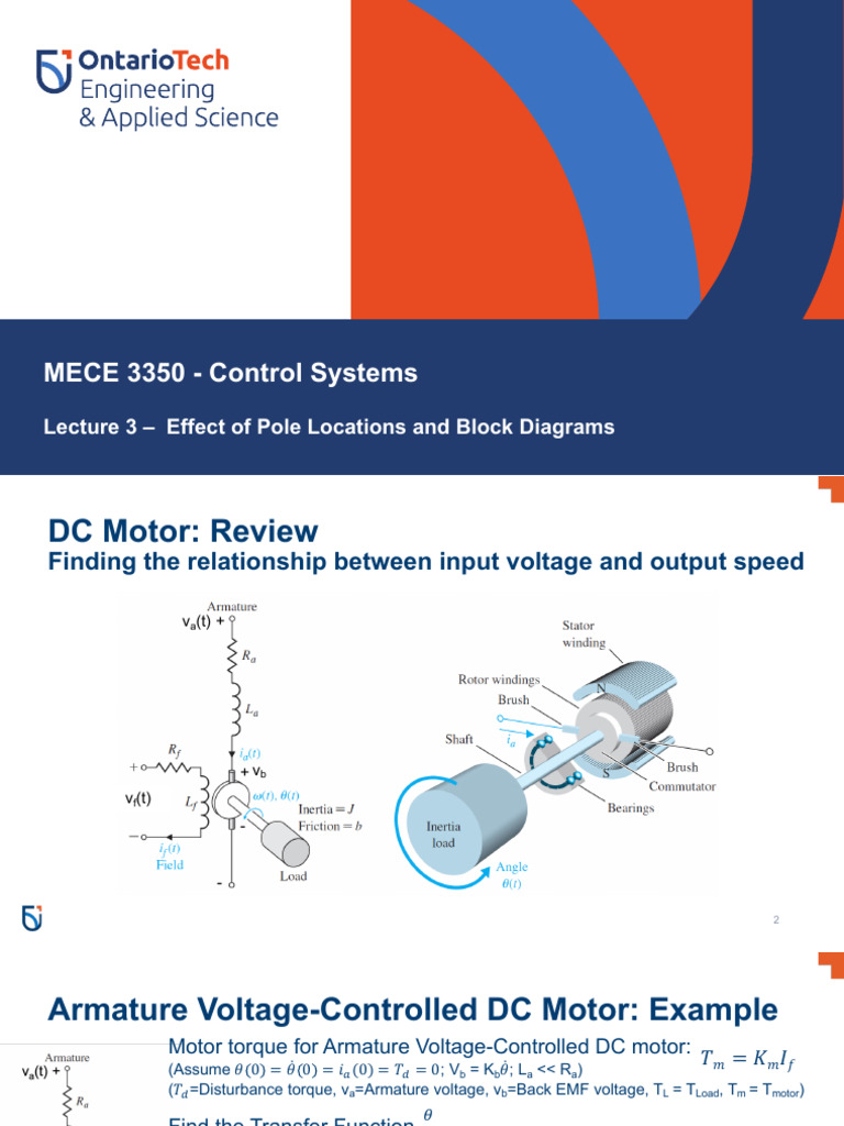 Lecture3 Annotated Poles Block Diagrams | PDF | Damping | Applied ...