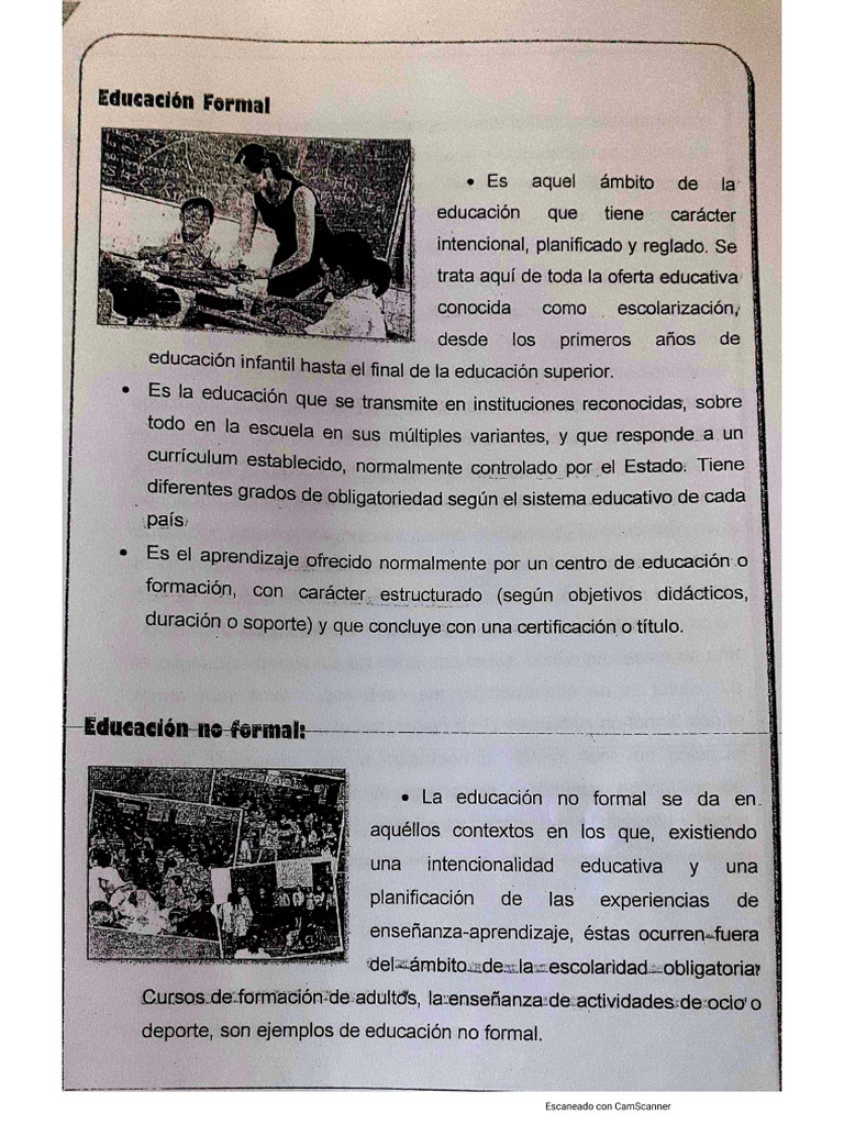 Educ Formal No Formal Informal 8 | PDF