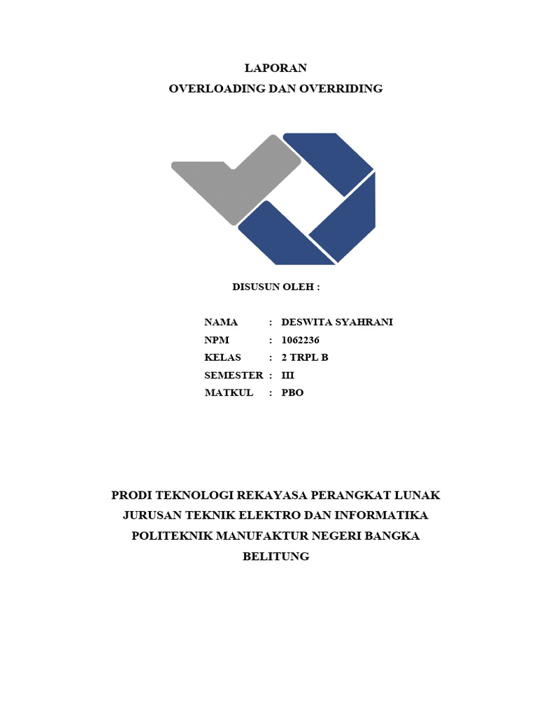 Memahami Overloading dan Overriding | PDF | Karier & Perkembangan | Teknologi & Rekayasa