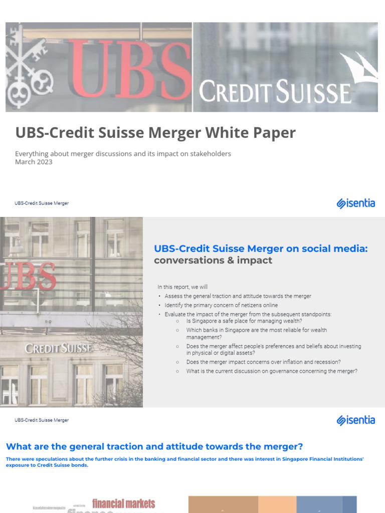 UBS-Credit Suisse Merger White Paper by Isentia | PDF | Cryptocurrency ... UBS-Credit Suisse Merger White Paper by Isentia | PDF | Cryptocurrency ...