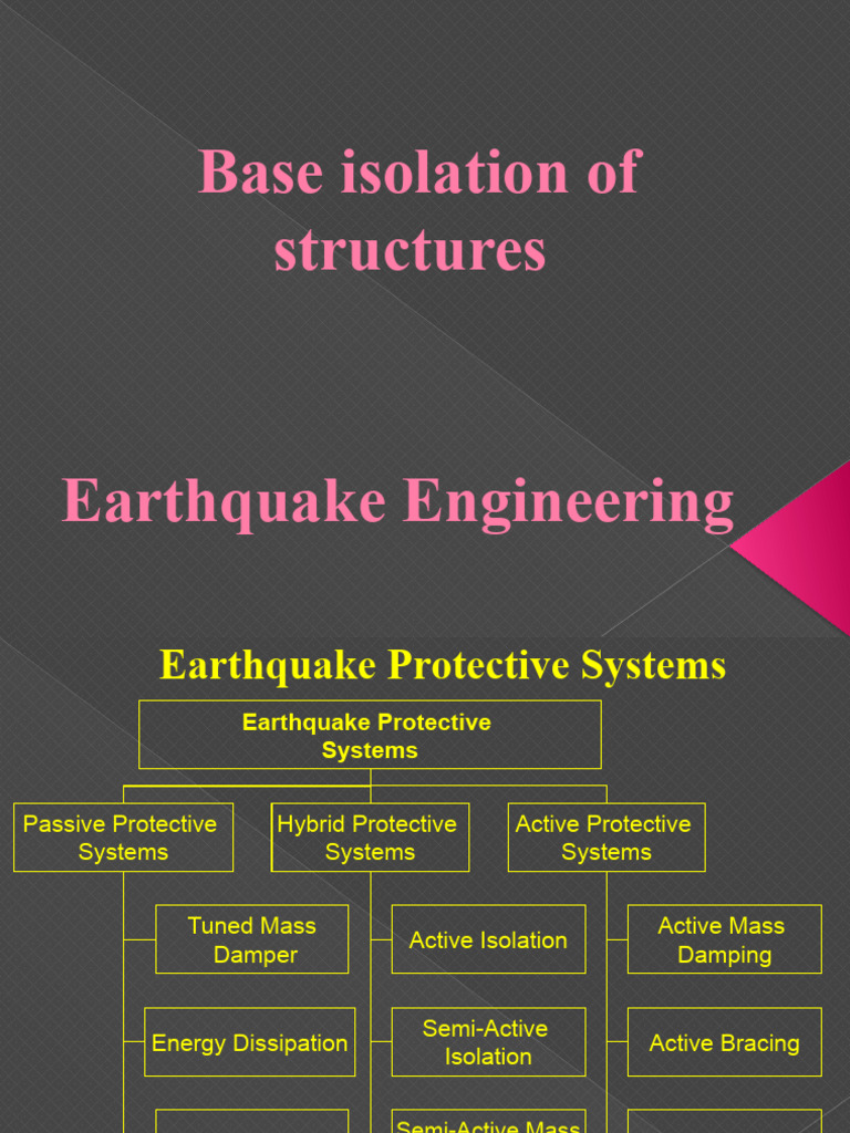 Base Isolation of Structures | PDF | Bearing (Mechanical) | Earthquake ...