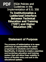 Ladderized System of Education | PDF | Vocational Education | Curriculum