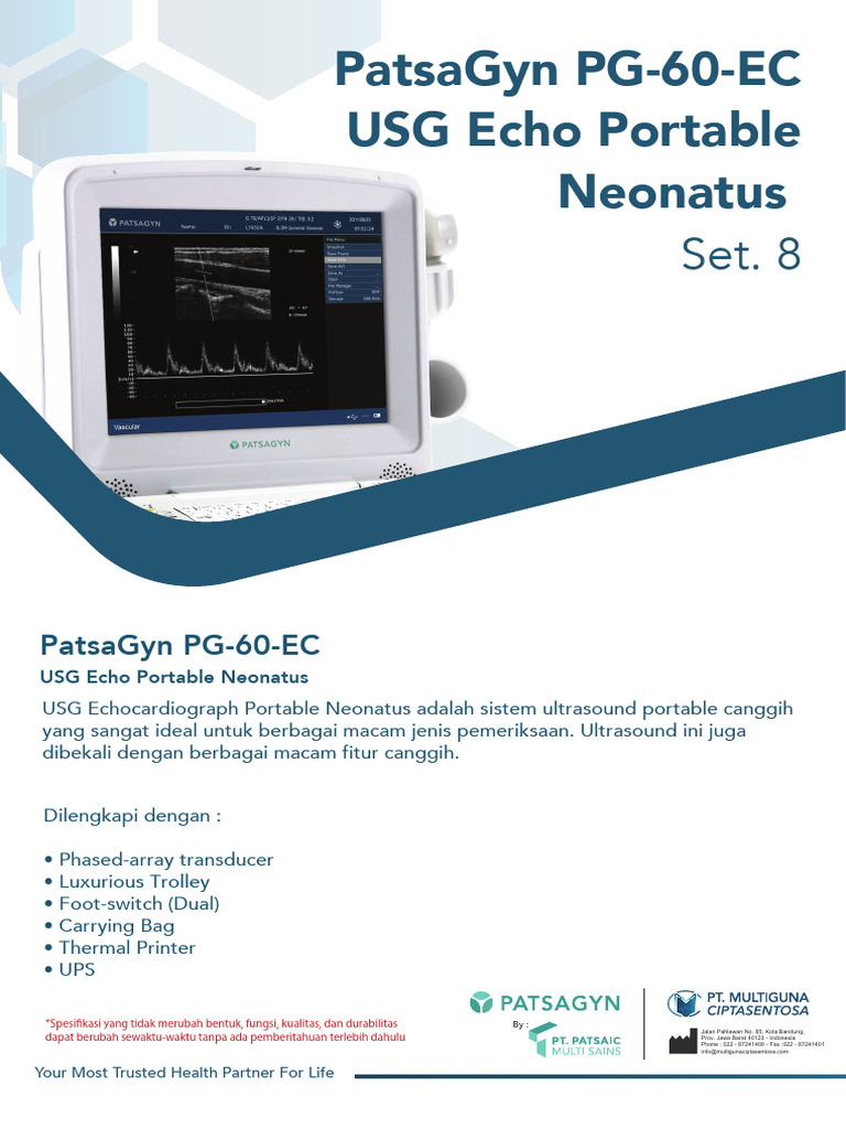 USG Echo Portable untuk Neonatus | PDF