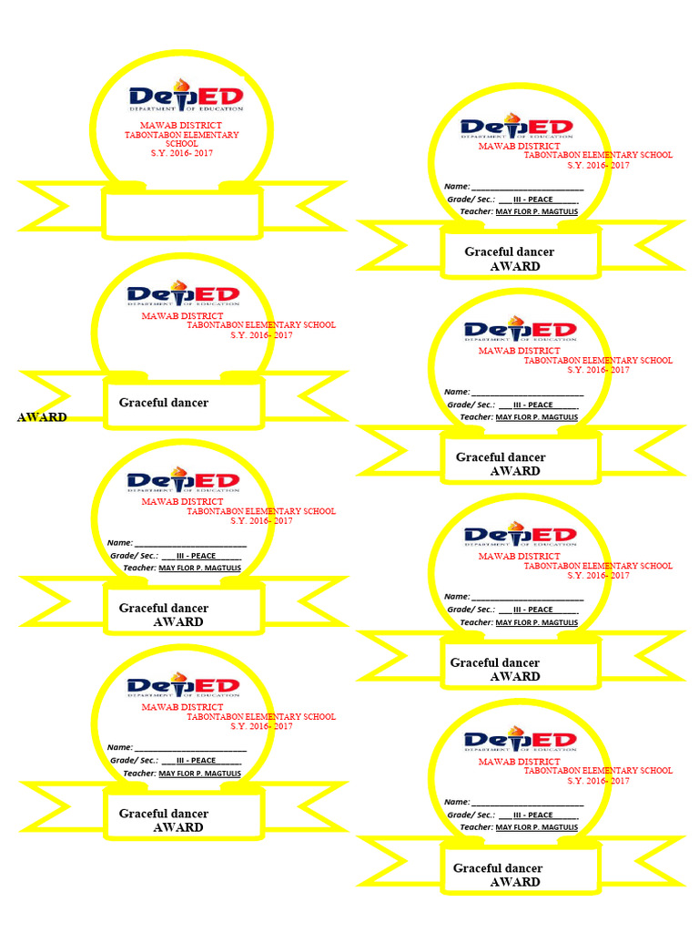 Ribbons With | PDF | Primary Education | Kinship And Descent