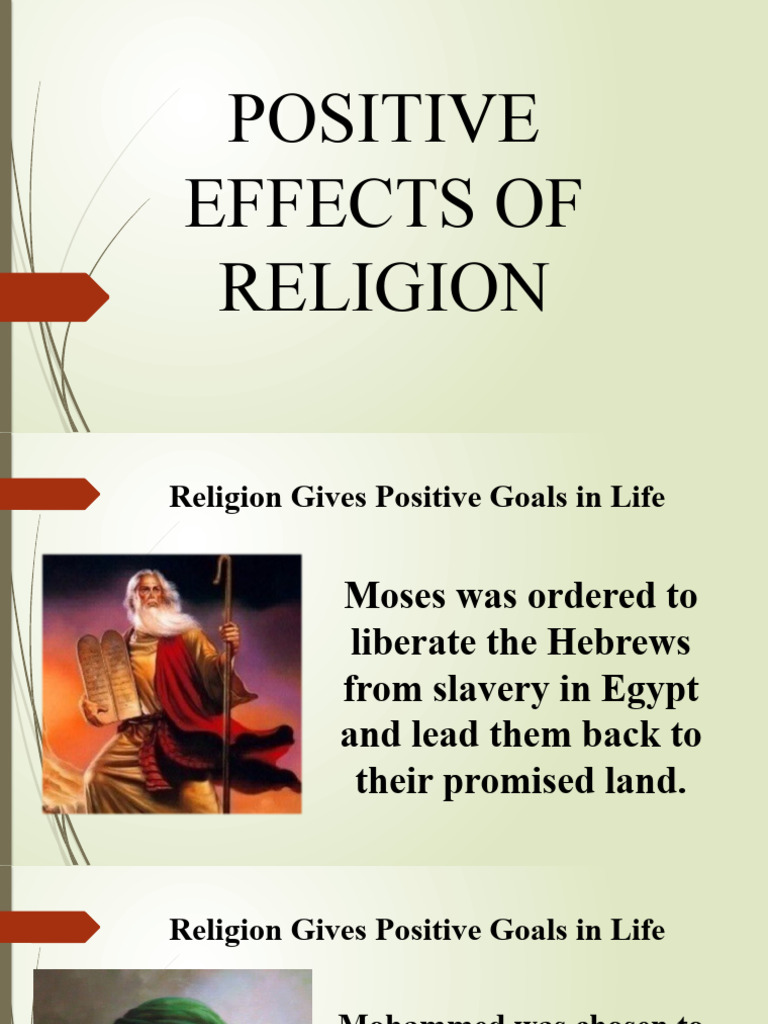 1 Positive and Negative Effects of Religion | PDF