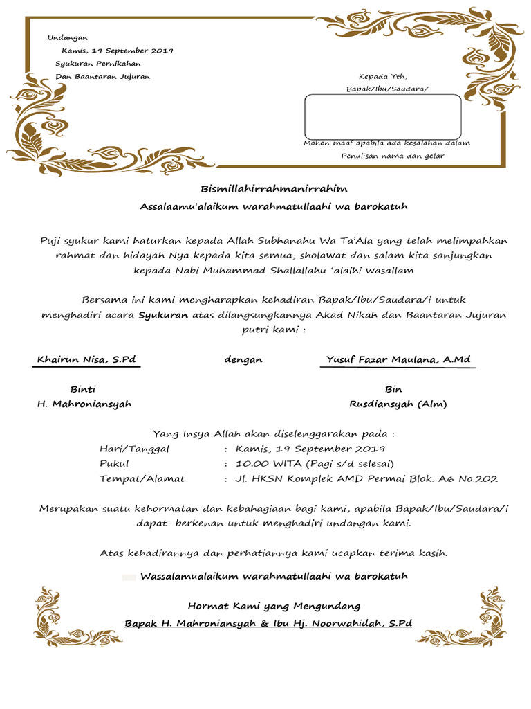 Undangan Print | PDF