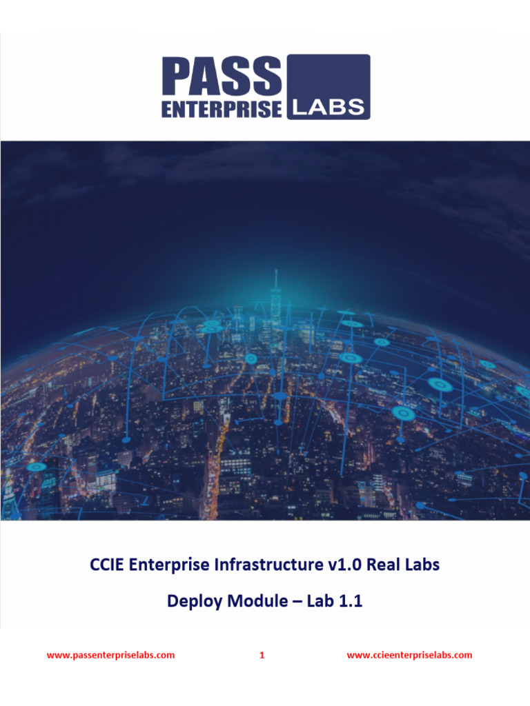 CCIE EI v1.0 - Deploy - Final Release v1.9 - 10-August-23 | PDF | Cyberspace | Computer Network