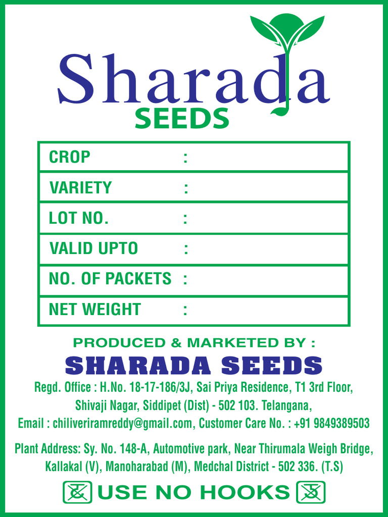 SHARADA SEEDS 19x29 - 20-04-2023 REVISED C | PDF